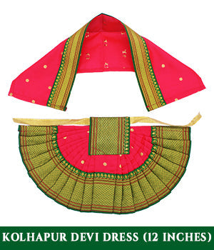 Kolhapur Devi Dress( 12 Inches) – BAPPA MORYA STORES